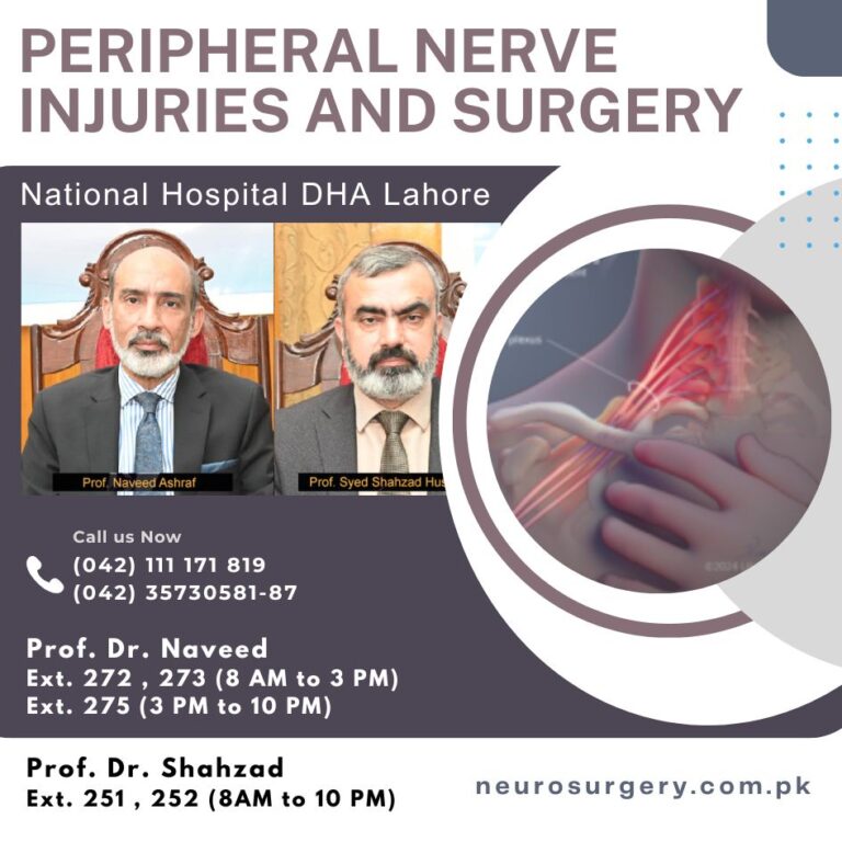 Best Surgeon for Peripheral Nerve Injuries and Surgery in Lahore Pakistan - Neurosurgery